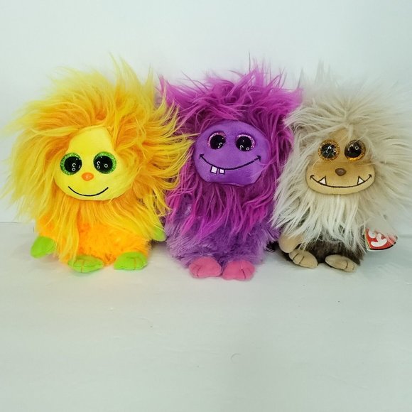 Toys | Ty Frizzys Collection Lot Of 3 Zinger Tang Lola 7 Stuffed Plush ...